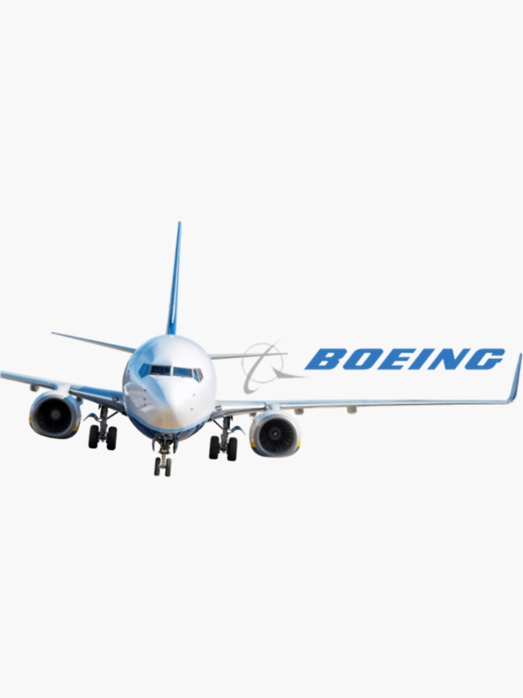 "Boeing 737 Logo theshirt Classic T-Shirt" Sticker by NicWarner | Redbubble
