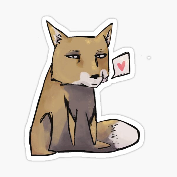 "Suna Fox" Sticker by galaxyphotons | Redbubble