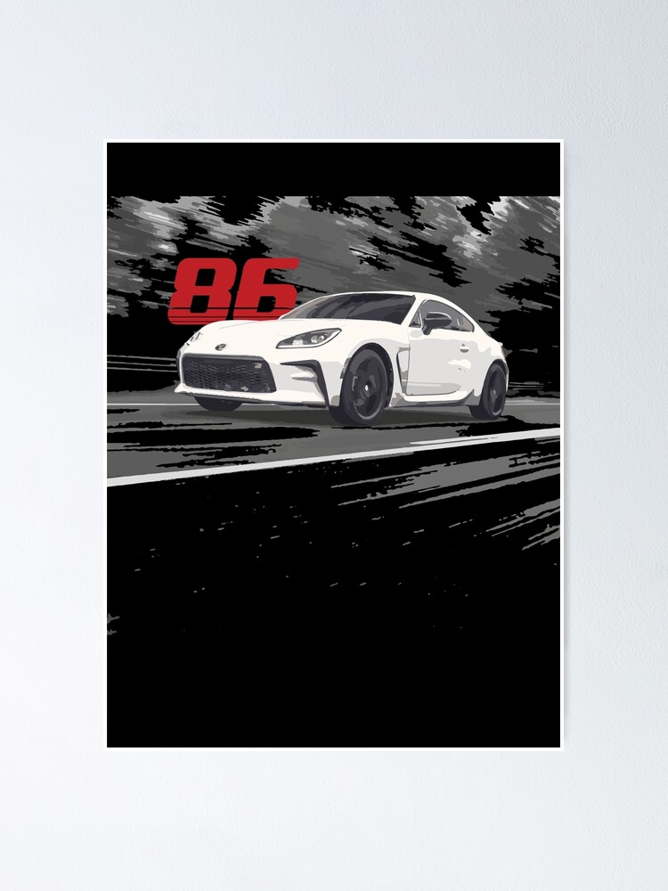 "Initial D gr86 Drifting - new takumi 86 Keiichi Tsuchiya brz" Poster ...