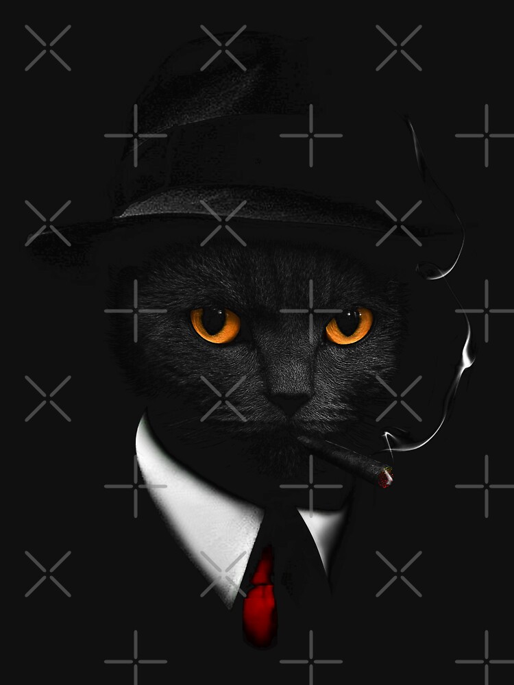 "Agent Cat" T-shirt for Sale by clingcling | Redbubble | cat t-shirts ...