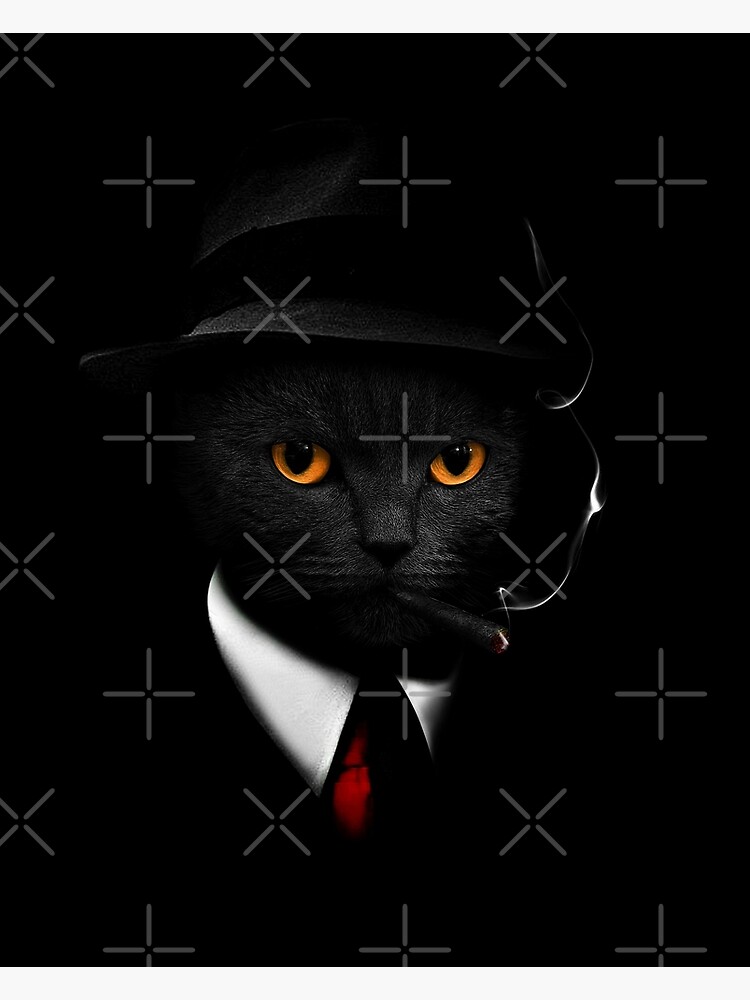 "Agent Cat" Poster for Sale by clingcling | Redbubble