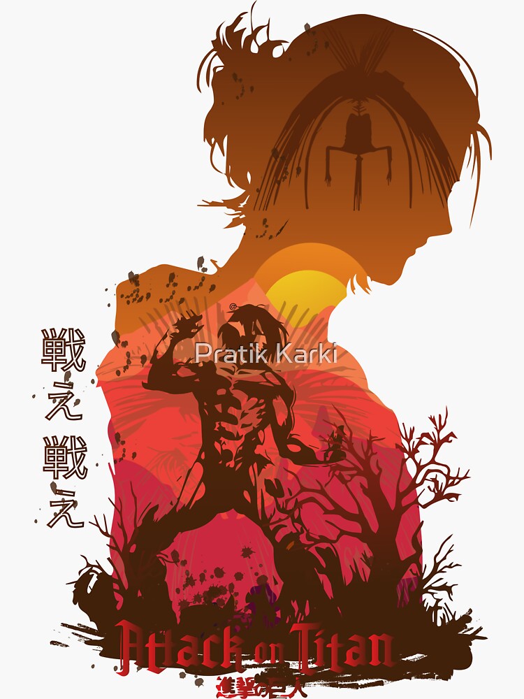 "Anime Manga Manhwa" Sticker for Sale by Pratik Karki | Redbubble