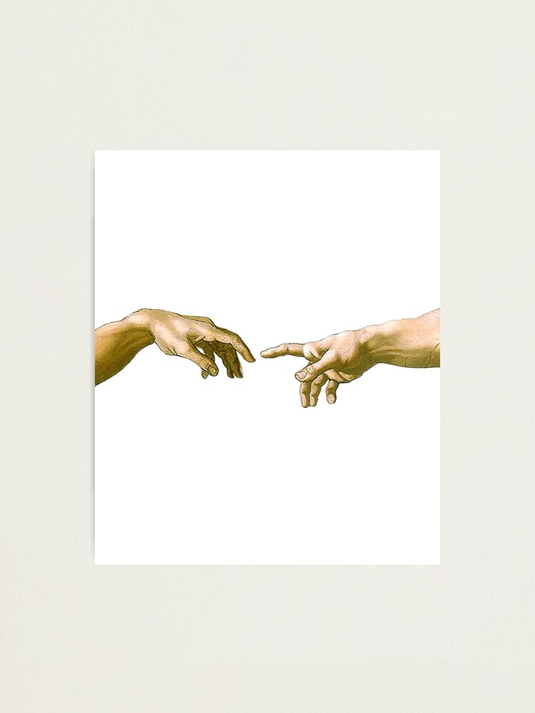 "Touch of God, The Creation of Adam, (close up), Michelangelo, 1510 ...