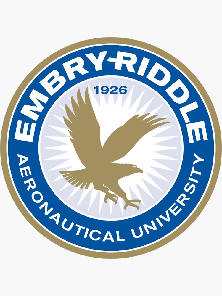"Embry Riddle Aeronautical University" Sticker by cesoglituene | Redbubble