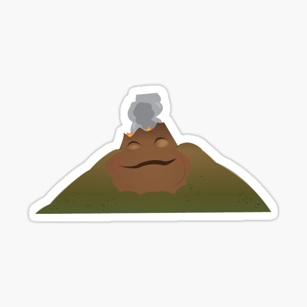 "Volcano " Sticker for Sale by megnance27 | Redbubble