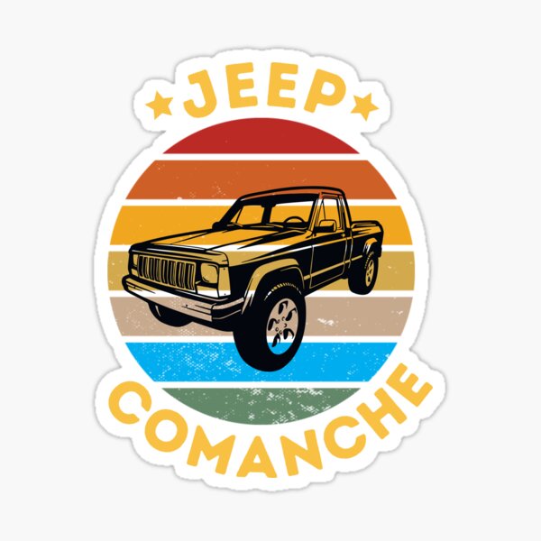 "vintage jeep comanche" Sticker by Autoscoot | Redbubble