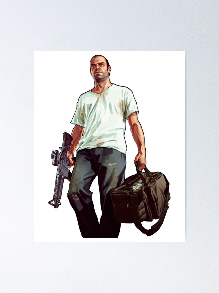 "GTA V Trevor Philips – Grand Theft Auto V" Poster for Sale by NANTHEIZ ...