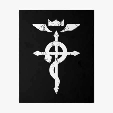 "Flamel White Symbol" Art Board Print for Sale by Pollock-Art | Redbubble