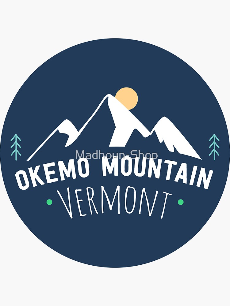 "Okemo Mountain Vermont" Sticker for Sale by Madhoun-Shop | Redbubble