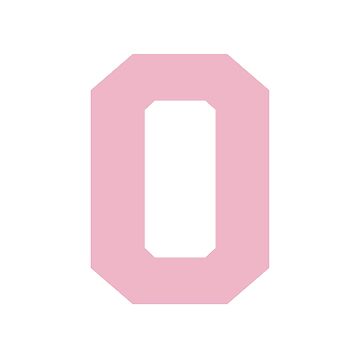 "Number 0, Pink zero, Sports number 0" Sticker for Sale by TheCultStuff ...