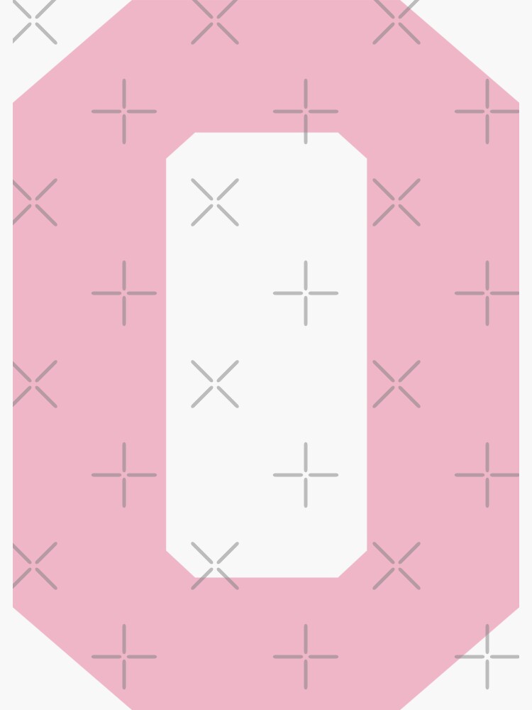 "Number 0, Pink zero, Sports number 0" Sticker for Sale by TheCultStuff ...