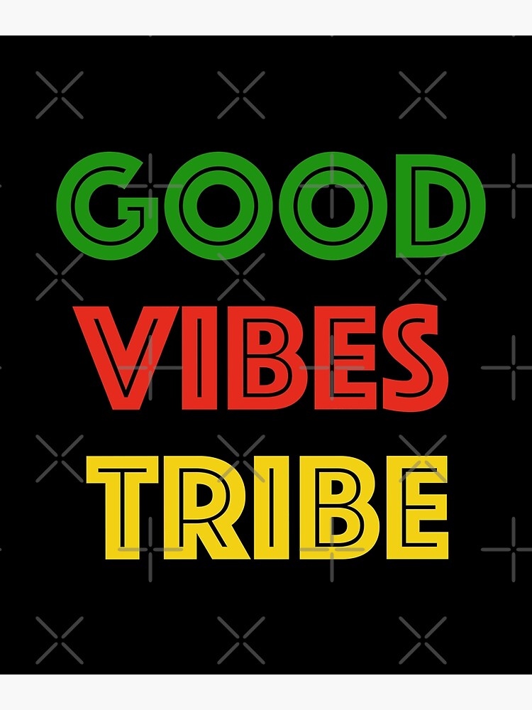 "Good Vibes Tribe Retro Only Exotic Colors" Poster for Sale by DrVx ...