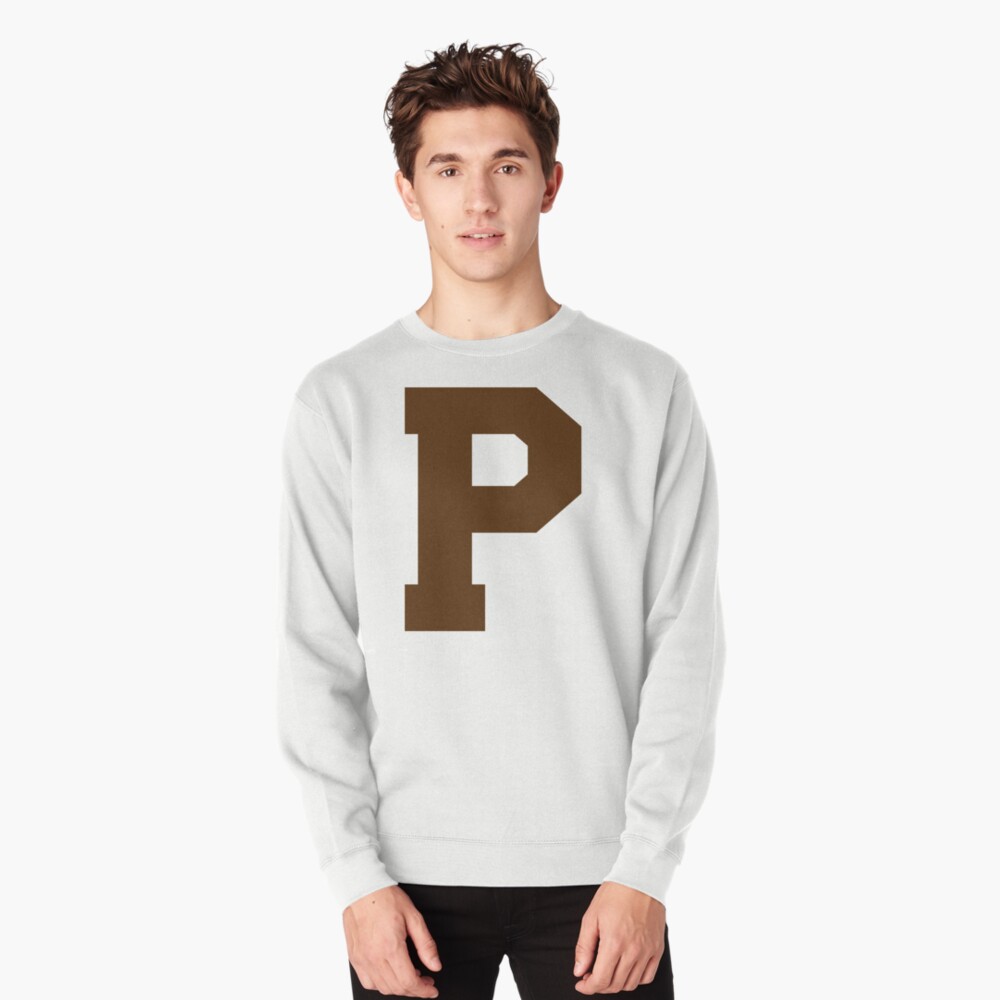 "Alphabet, Brown P, Sports letter P" Sticker for Sale by TheCultStuff ...