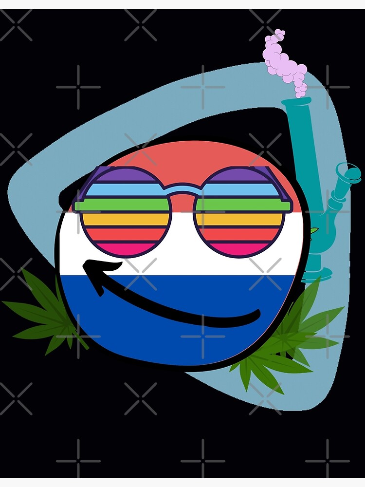 "Cute Netherlands Countryhuman Countryball" Poster for Sale by ...