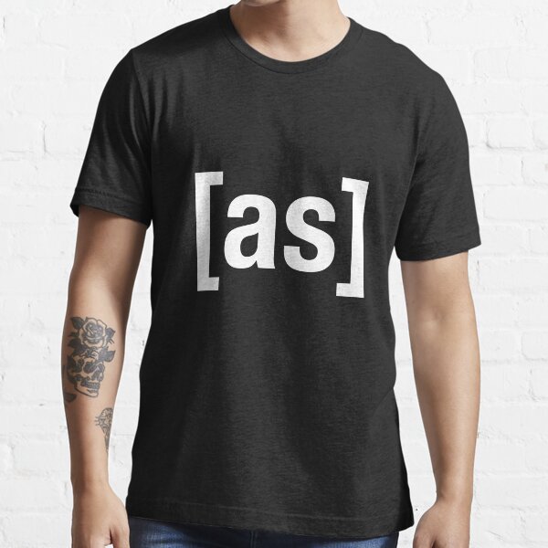 "[as] - White" T-shirt for Sale by Technicalogical | Redbubble | adult ...