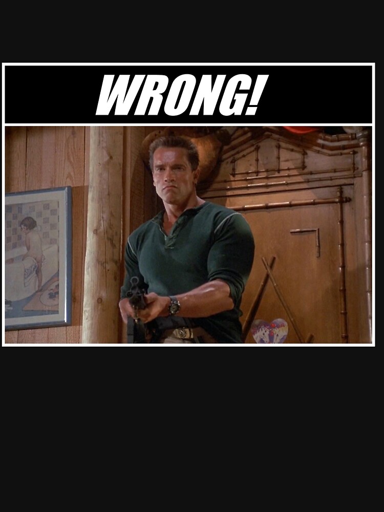 "WRONG! Commando" Essential T-Shirt for Sale by terrysilver89 | Redbubble