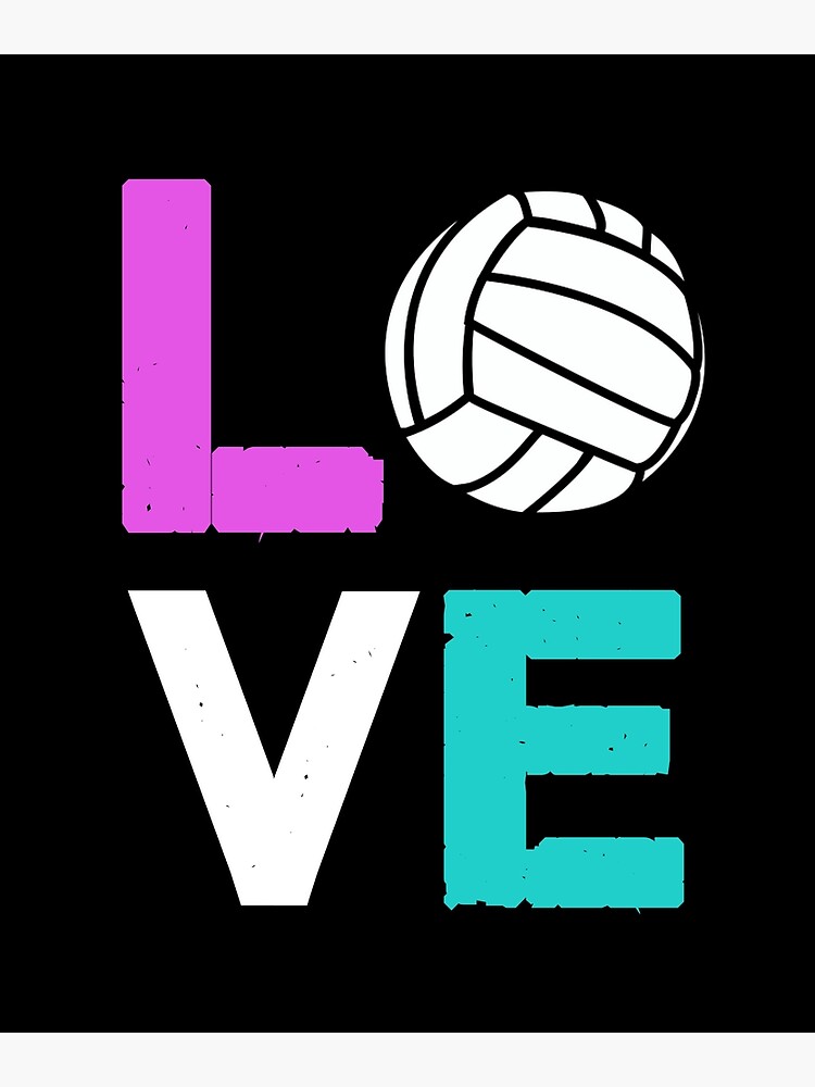 Póster «Love Volleyball El mejor regalo de cumpleaños para los ...
