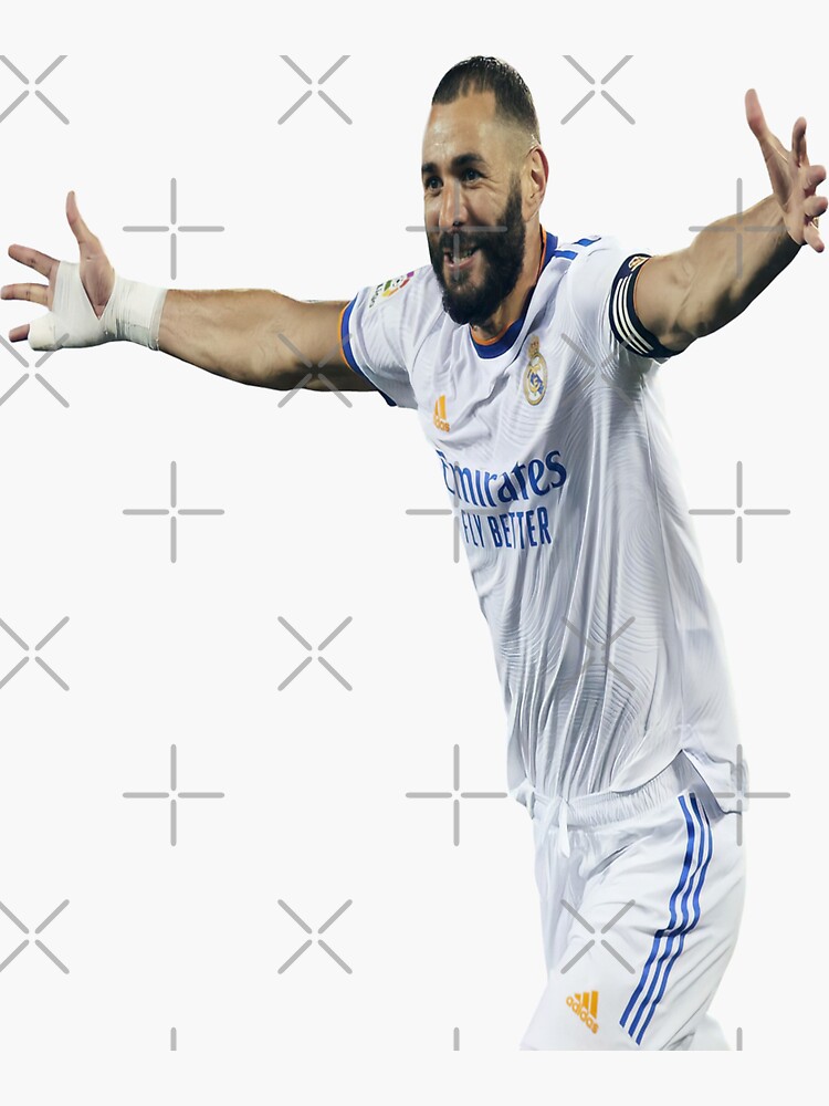 "Karim Benzema" Sticker by GoBaoo | Redbubble