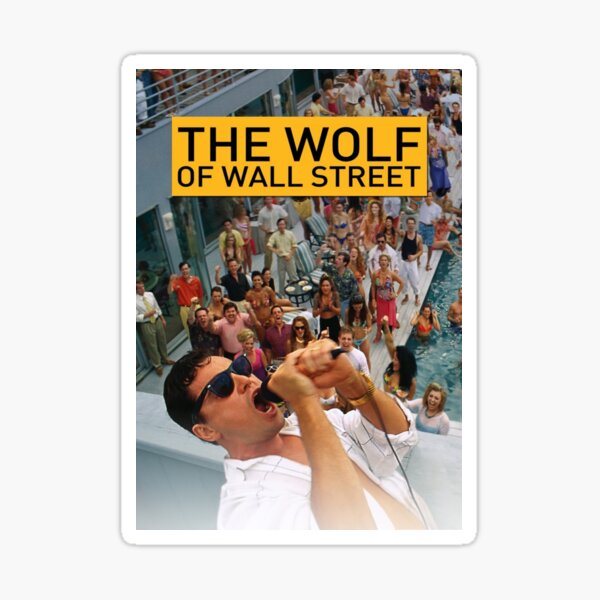 "wolf of wall street" Sticker by lisfestyle | Redbubble