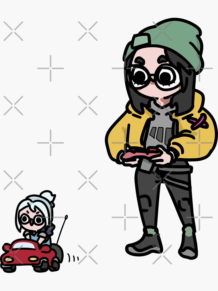 "Killjoy Chibi" Sticker by NJGKWY | Redbubble