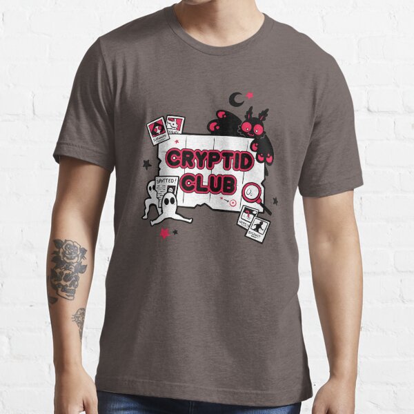 "Cryptid Club" T-shirt for Sale by JekyllDraws | Redbubble | mothman t ...