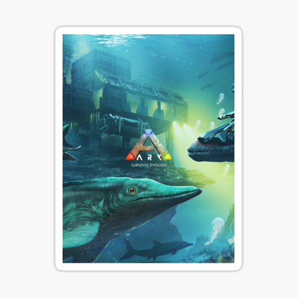 "Vintage Retro Ark Survival Evolved Gifts Best Men" Sticker by ...