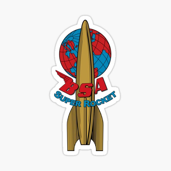 "Super Rocket" Sticker for Sale by rogue-design | Redbubble