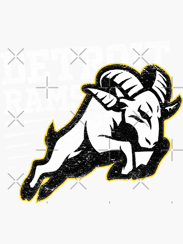 "Mens Best Detroit Rams Special Edition Cute Gifts" Sticker by ...