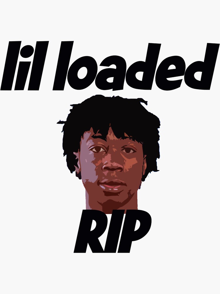 "lil loaded rip Classic T-Shirt" Sticker for Sale by MarcuBing | Redbubble