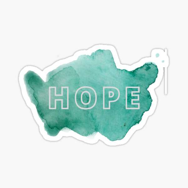 "Hope" Sticker by istiakimran | Redbubble