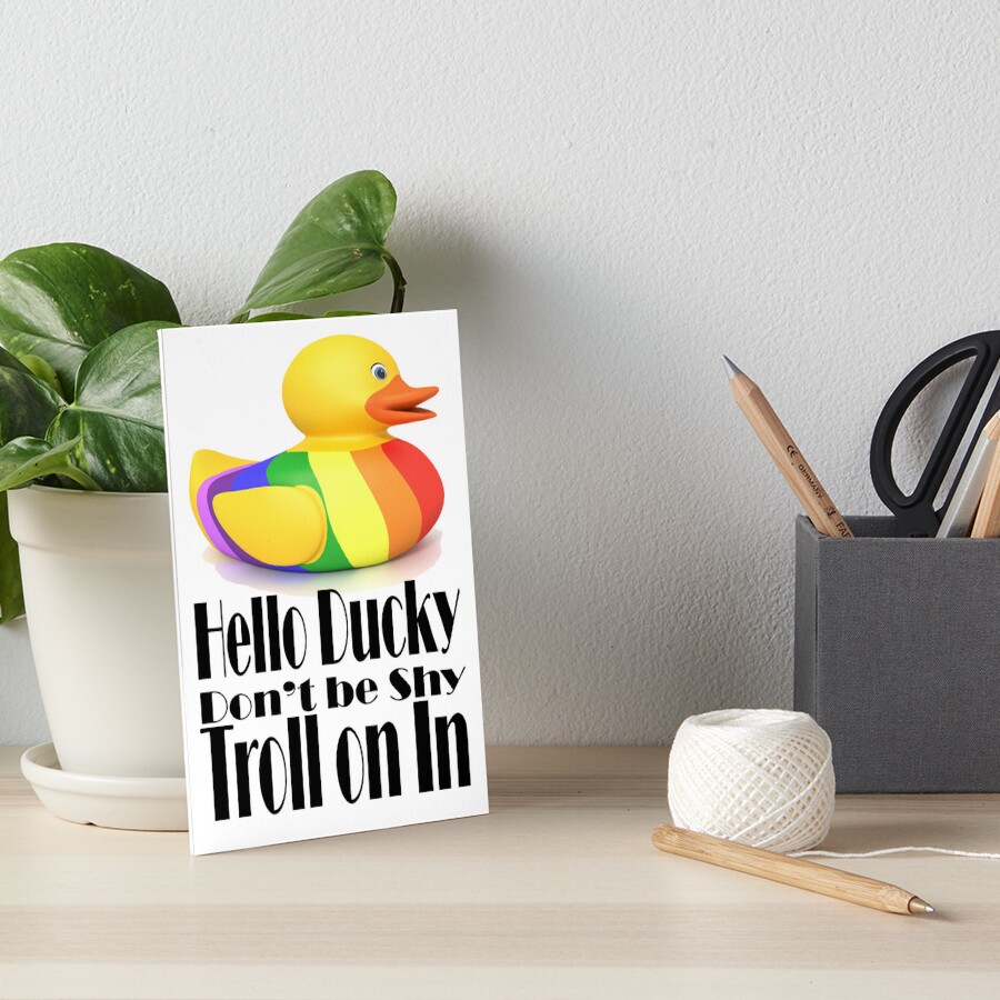 "Hello Ducky - Don't Be Shy - Troll on In - Guide to Polari - Gay Pride ...