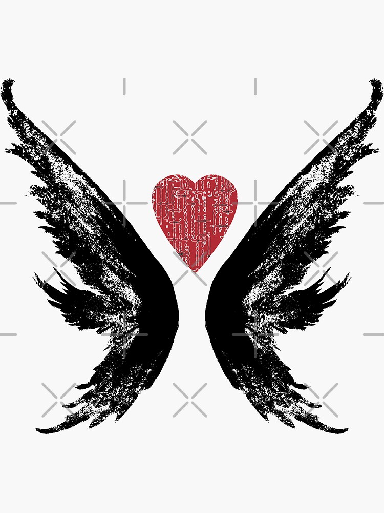 "I am Angel" Sticker by Pixiam-Design | Redbubble