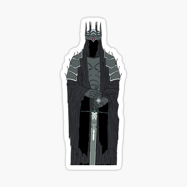 "The Witchking of Angmar" Sticker for Sale by IllionAelerion | Redbubble