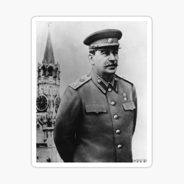 "Soviet Joseph Stalin" Sticker by wowlil | Redbubble