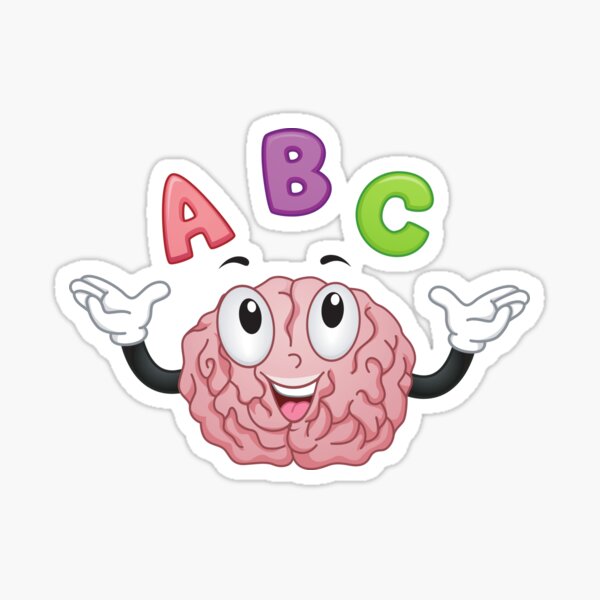 "Brain-Mechanic’s A B C" Sticker by Brain-Mechanic | Redbubble