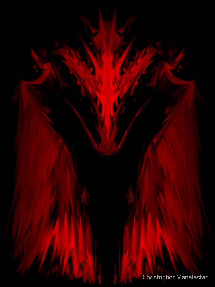 "Infernal Dragon" Sticker for Sale by Koshionos | Redbubble