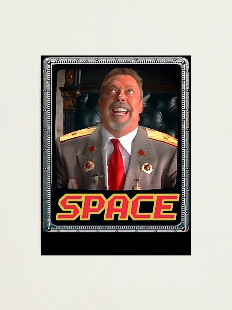 "Space tim curry meme " Photographic Print by Nancyiaz | Redbubble