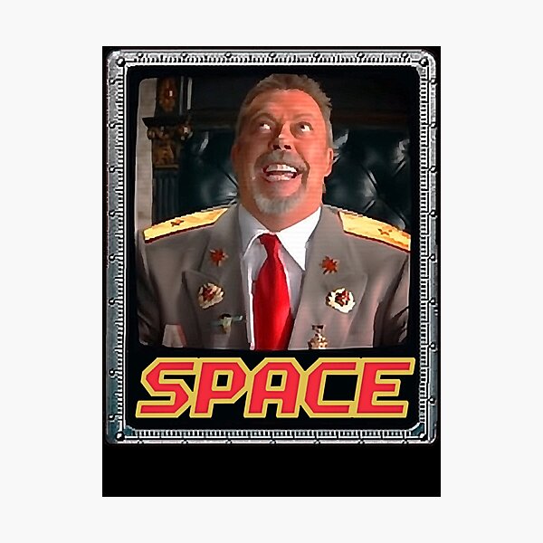 "Space tim curry meme " Photographic Print by Nancyiaz | Redbubble