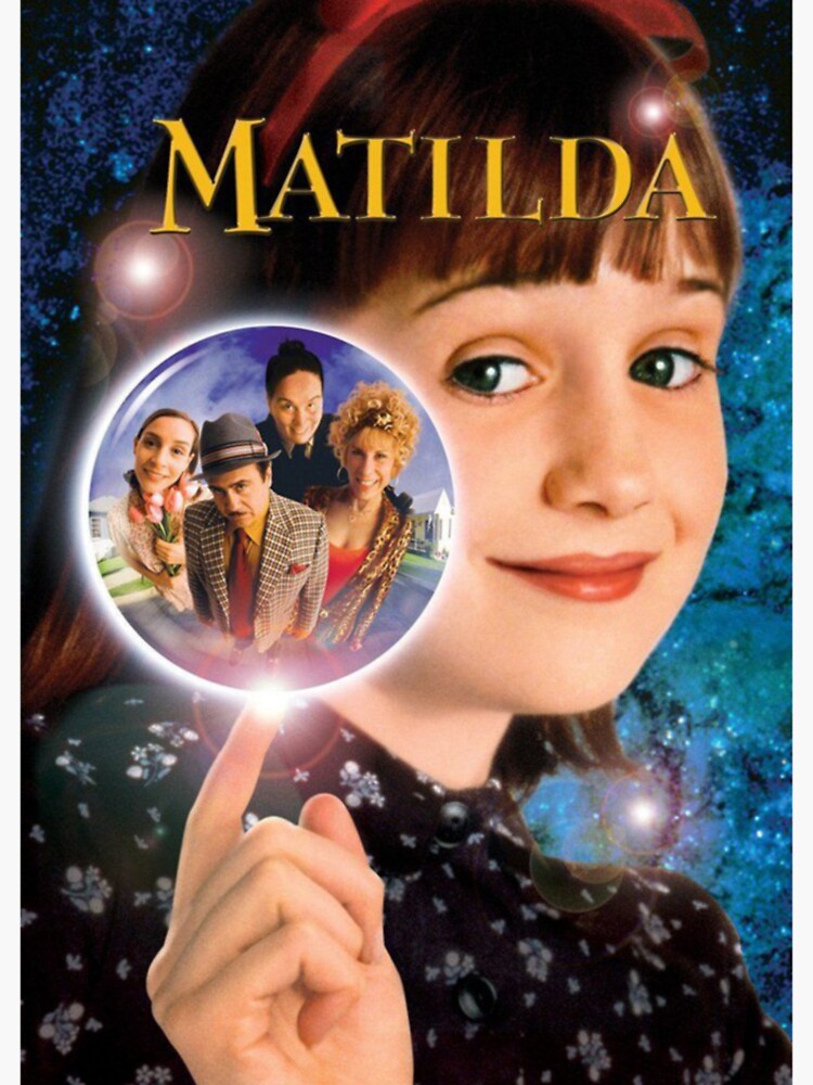 "matilda " Sticker by VividPixelP | Redbubble