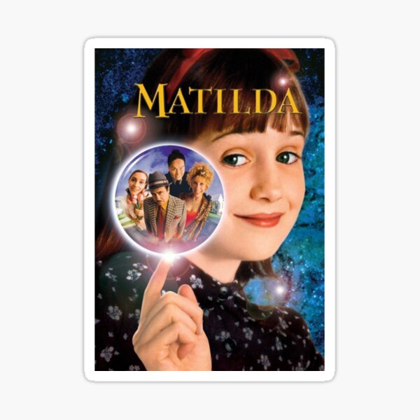 "matilda " Sticker for Sale by VividPixelP | Redbubble
