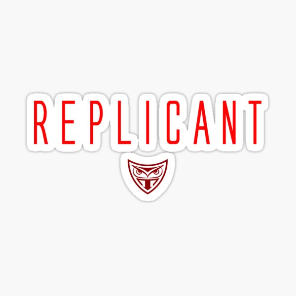"Blade Runner - Replicant - Red Clean" Sticker for Sale by garudoh ...