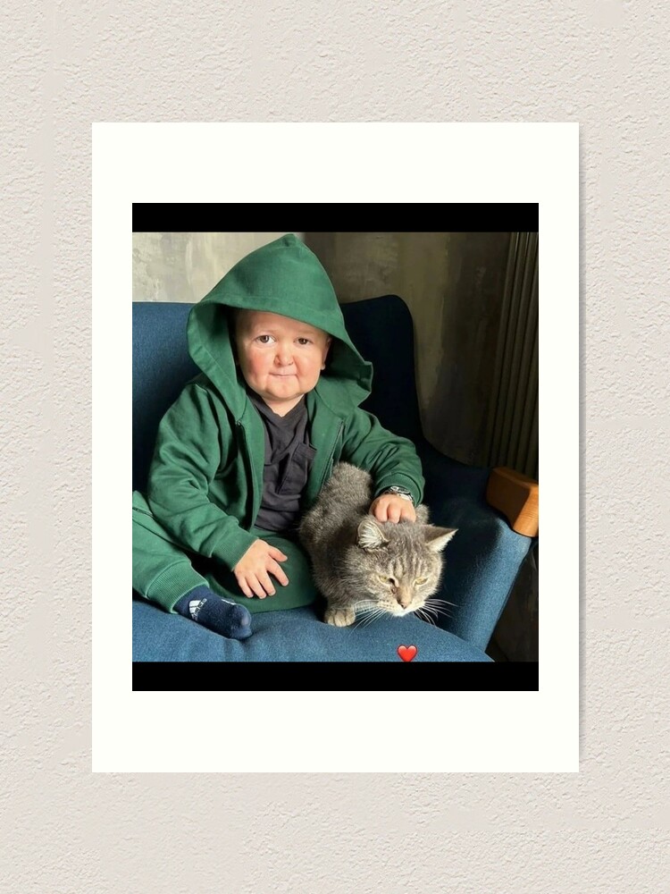 "Hasbulla - Funny Hasbulla Hasbullah smile - Hasbullah cat" Art Print ...