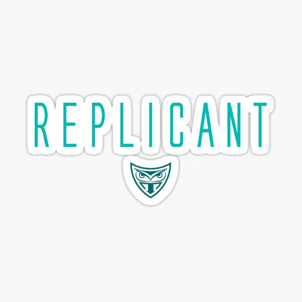 "Blade Runner - Replicant - Teal Clean" Sticker for Sale by garudoh ...