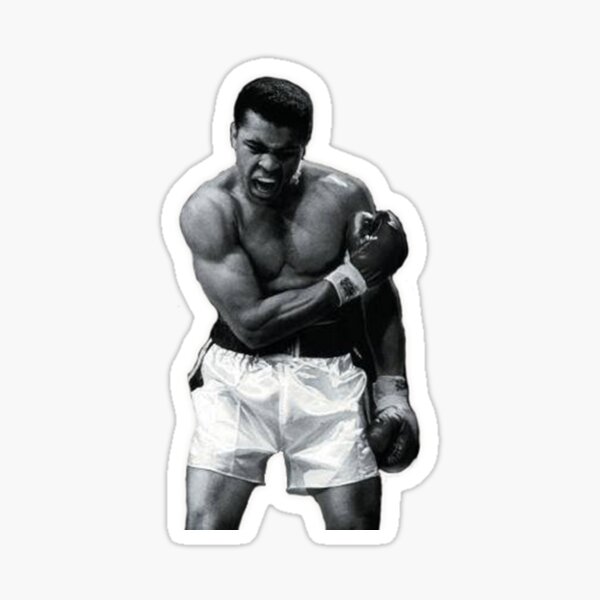 "Muhammad Ali Sticker" Sticker for Sale by jbkinn | Redbubble