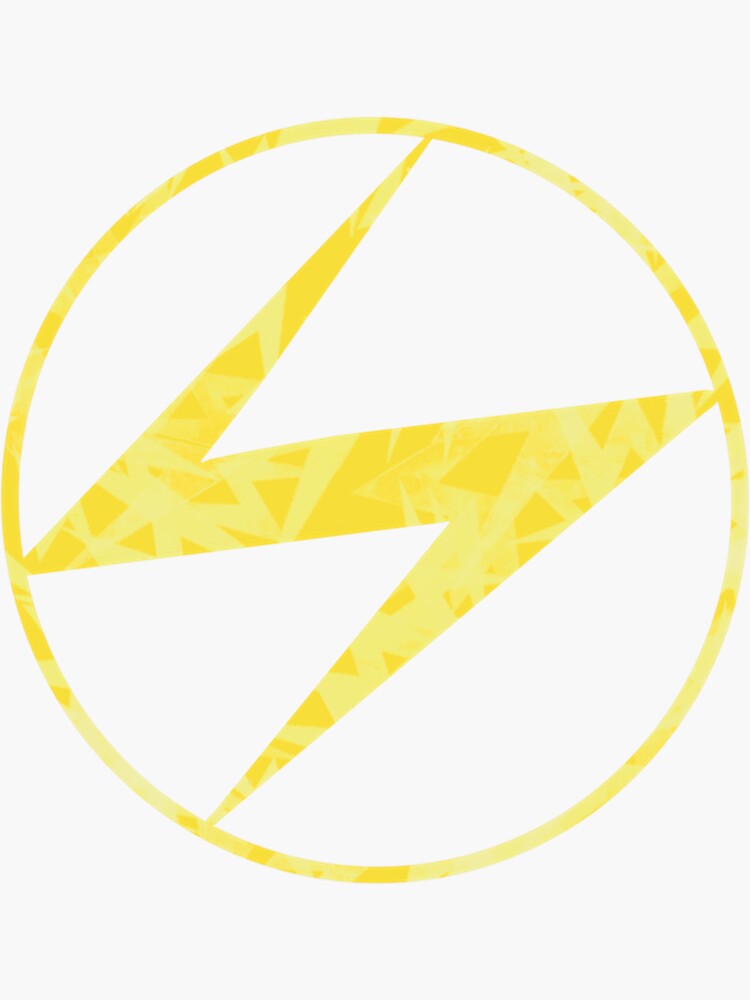 "Electric Type Trainer Emblem " Sticker by PokemartTMs | Redbubble