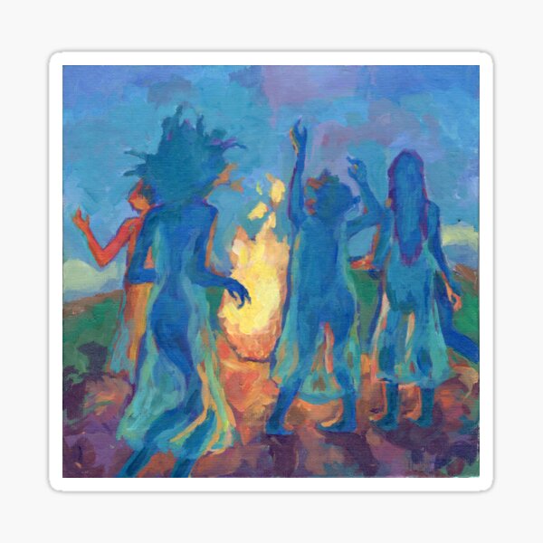 "fire dance" Sticker for Sale by PolumnaLee | Redbubble