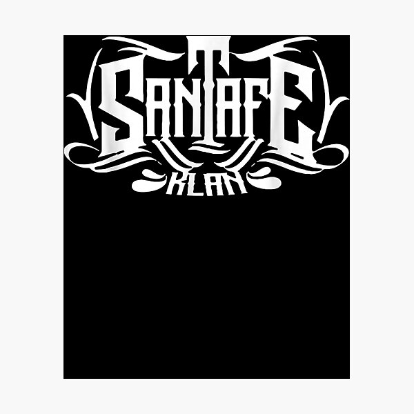 Lámina fotográfica «Santa Fe Klan Merch Camiseta con el logotipo de ...