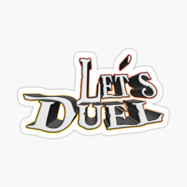 "Let_s Duel! " Sticker by schaeferoa | Redbubble