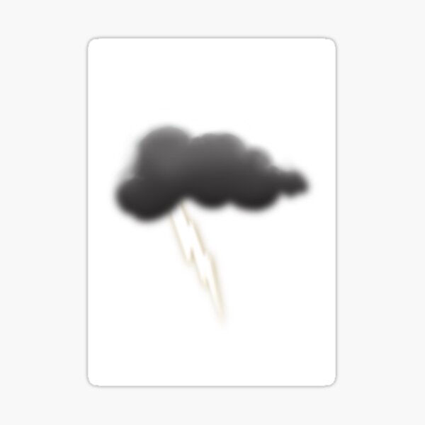 "storm cloud" Sticker by sammienoelle | Redbubble
