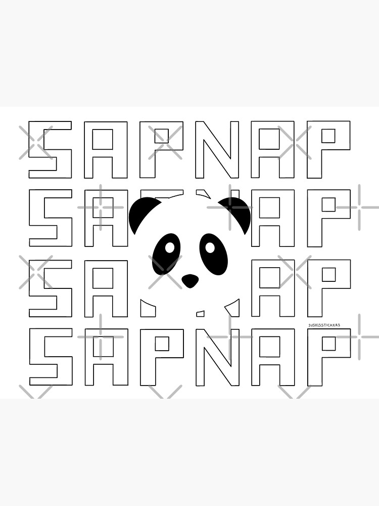 "sapnap panda " Poster by SushisStickers | Redbubble